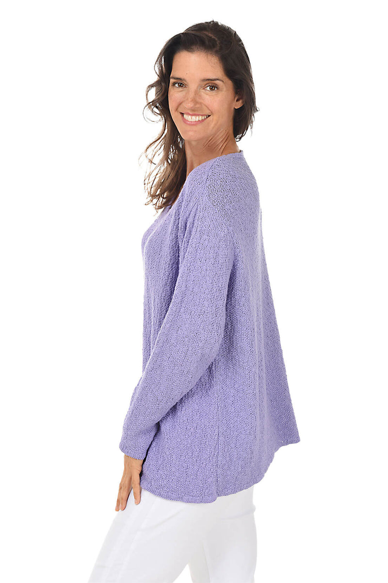 100% Cotton V-Neck Long Sleeve Sweater | Avalin | Made in the USA